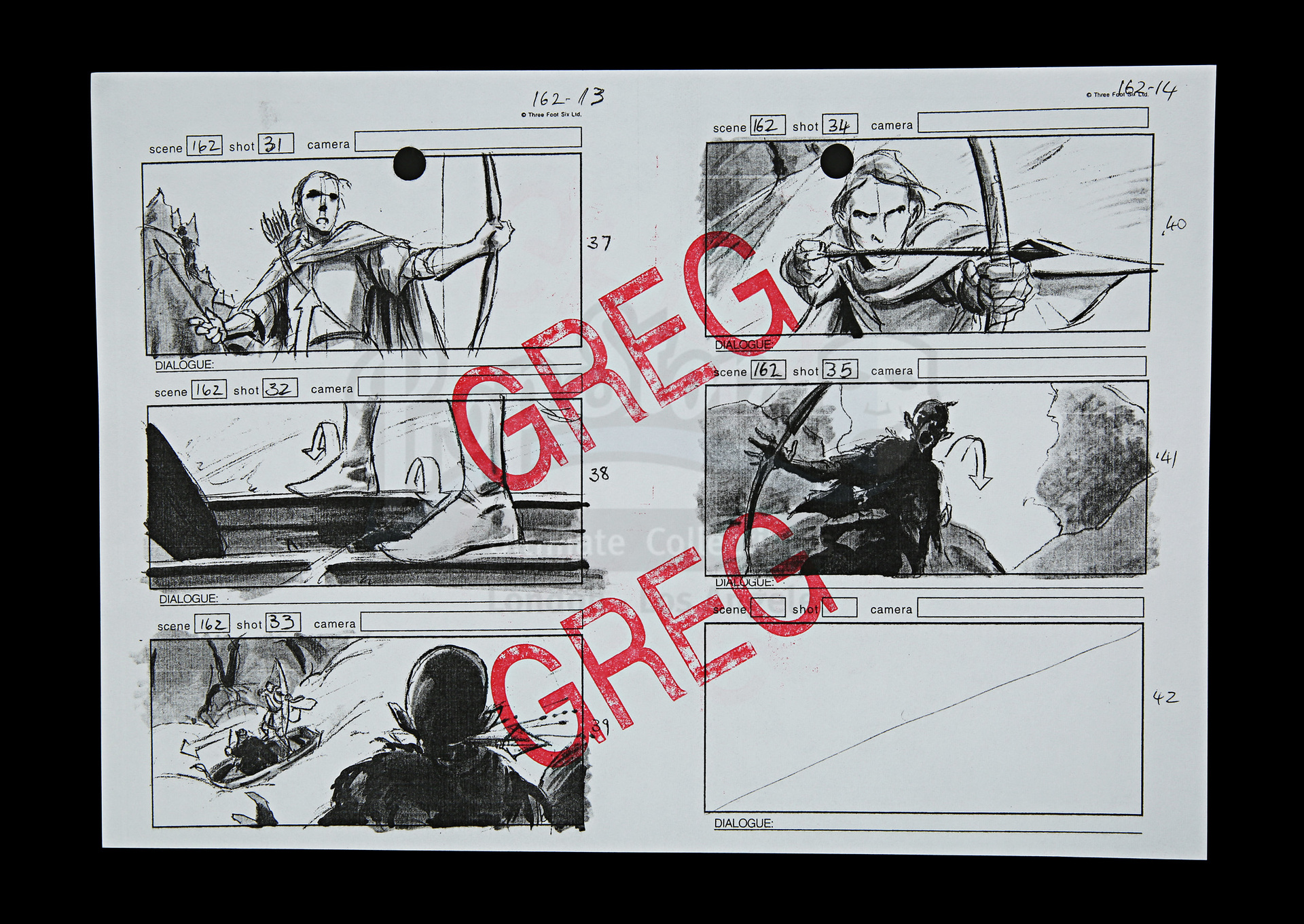 Storyboards | Prop Store - Ultimate Movie Collectables