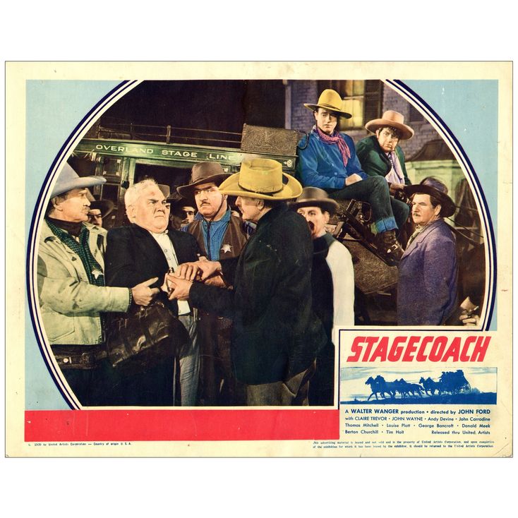 Lot # 300: STAGECOACH - Lobby Card (11 x 14 ); Very Fine