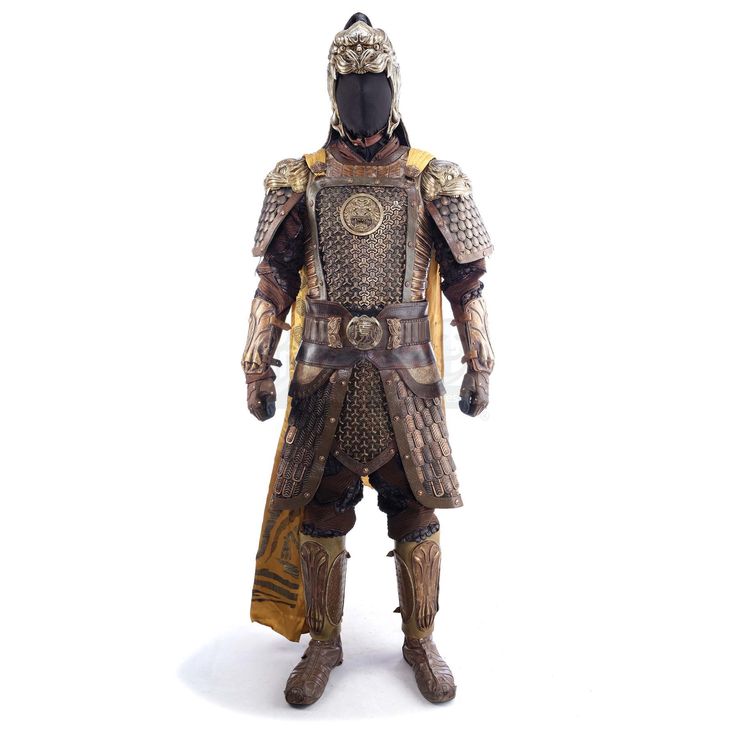 Commander Wu (Eddie Peng) Gold Tiger Corp Soldier Armor with Sheathed ...
