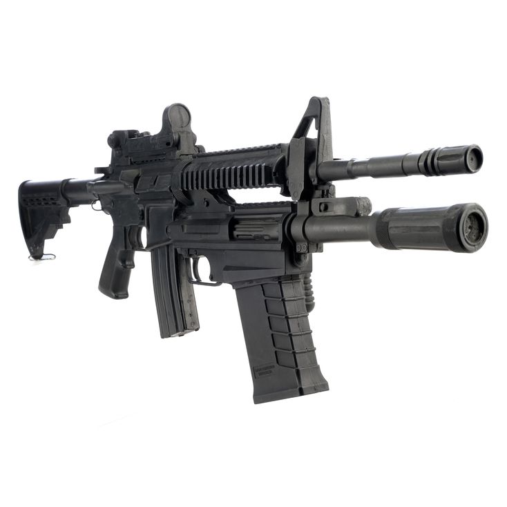 Lot 1354 - John Connors (Christian Bale) Stunt M4 Carbine with M26 MASS ...