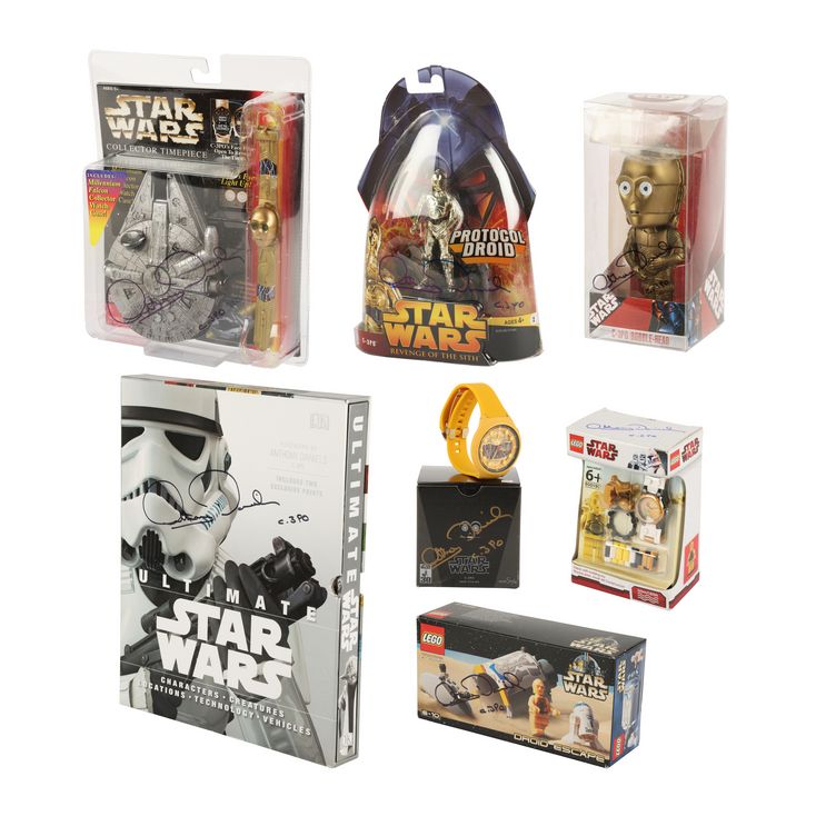 Lot # 1065: STAR WARS: VARIOUS PRODUCTIONS - Anthony Daniels Collection: Assorted Autographed ...