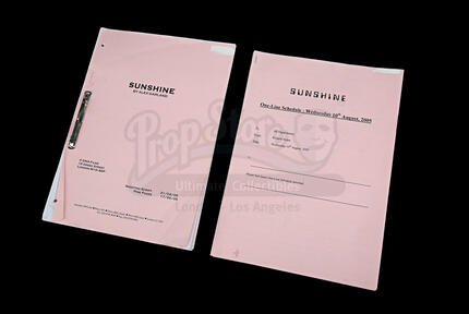 Shooting Script and One-Line Schedule | Prop Store - Ultimate Movie ...