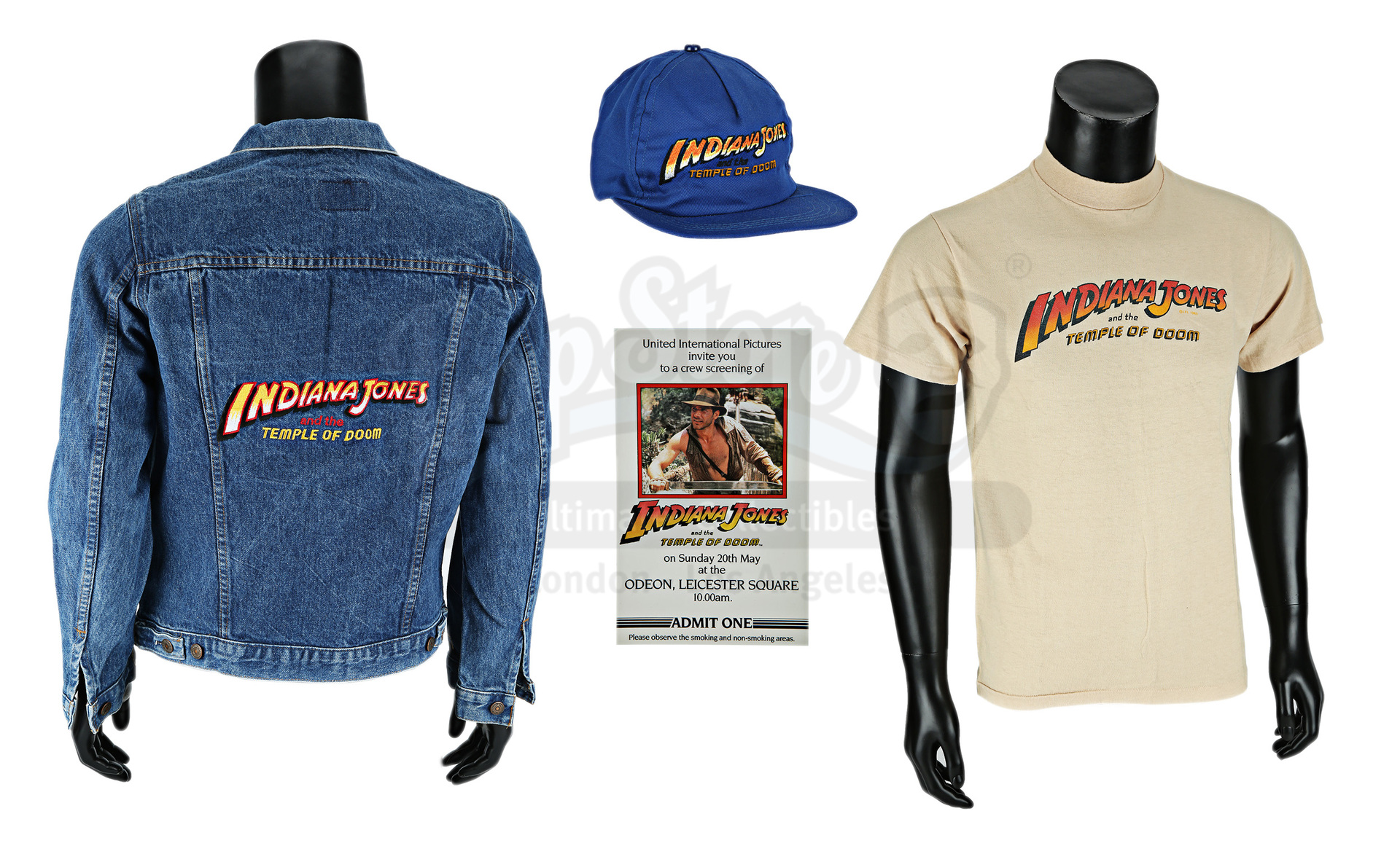 Lot # 767: INDIANA JONES & THE TEMPLE OF DOOM (1984) - Collection of ...