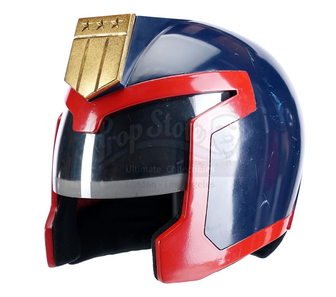Lot # 149: JUDGE DREDD (1995) - Judge Hershey Stunt Helmet