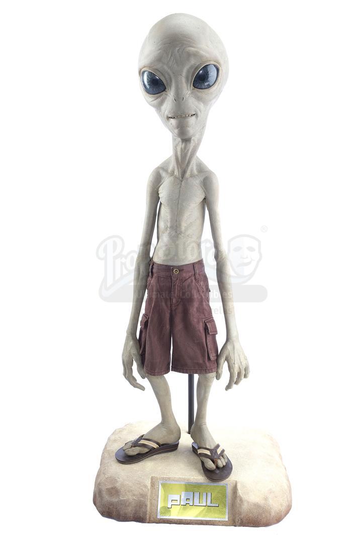 Lot # 205: PAUL (2011) - Full-Size Paul (Seth Rogen) Puppet Display