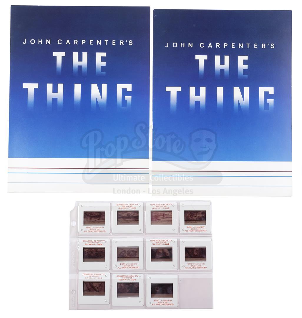 Lot # 1285: JOHN CARPENTER'S THE THING (1982) - Two Promotional Folders ...