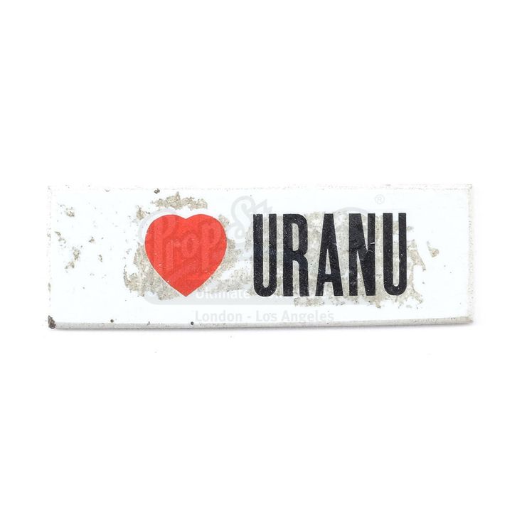 Eagle 5 I Love Uranus Bumper Sticker Model Miniature | SPACEBALLS (1987)