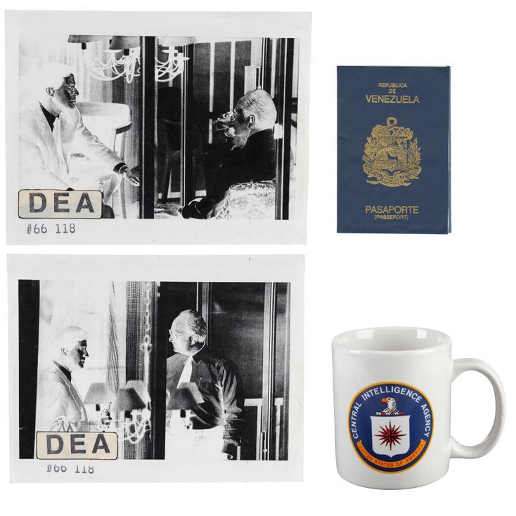 70. Felix Cortez's (Joaquim de Almeida) Passport with CIA Mug and Pair ...