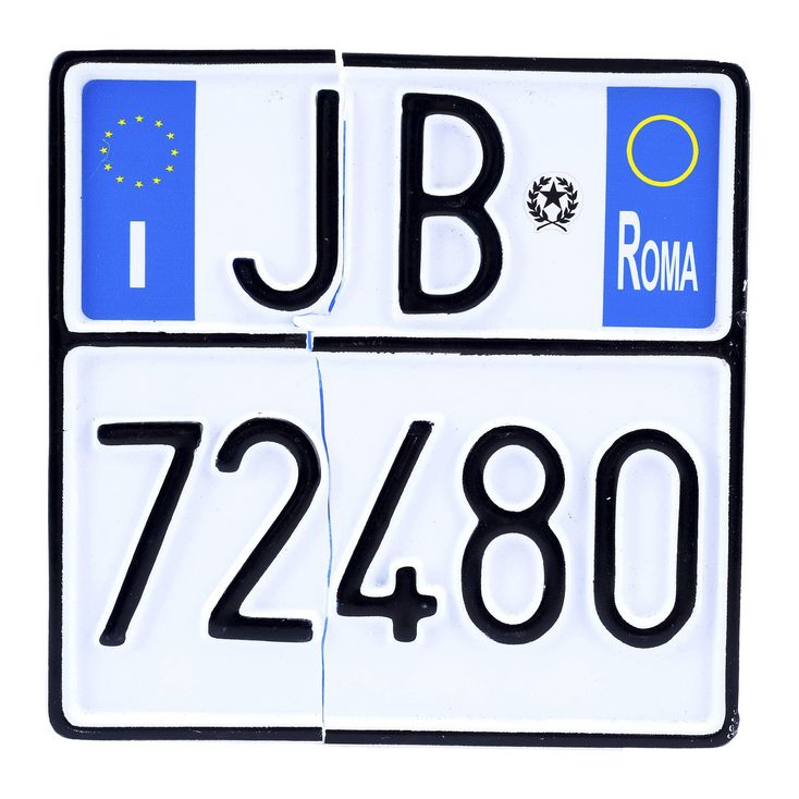 Lot # 1493: RED NOTICE (2021) - Motorcycle License Plate