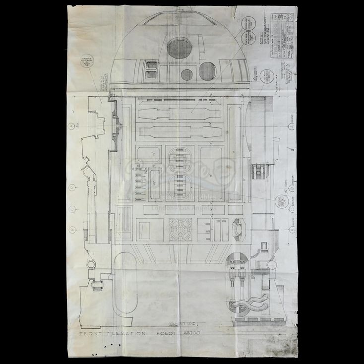 R2-D2 (Kenny Baker) Blueprint | STAR WARS: A NEW HOPE (1977)