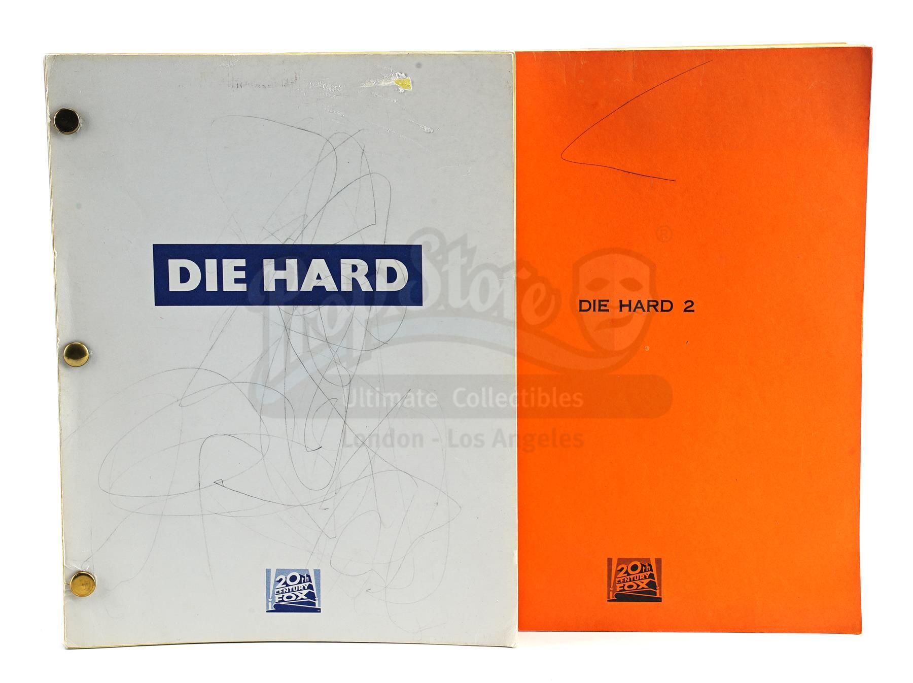 Lot # 619: DIE HARD (1988)/DIE HARD 2 (1990) - Bound Die Hard and Die Hard 2 Scripts