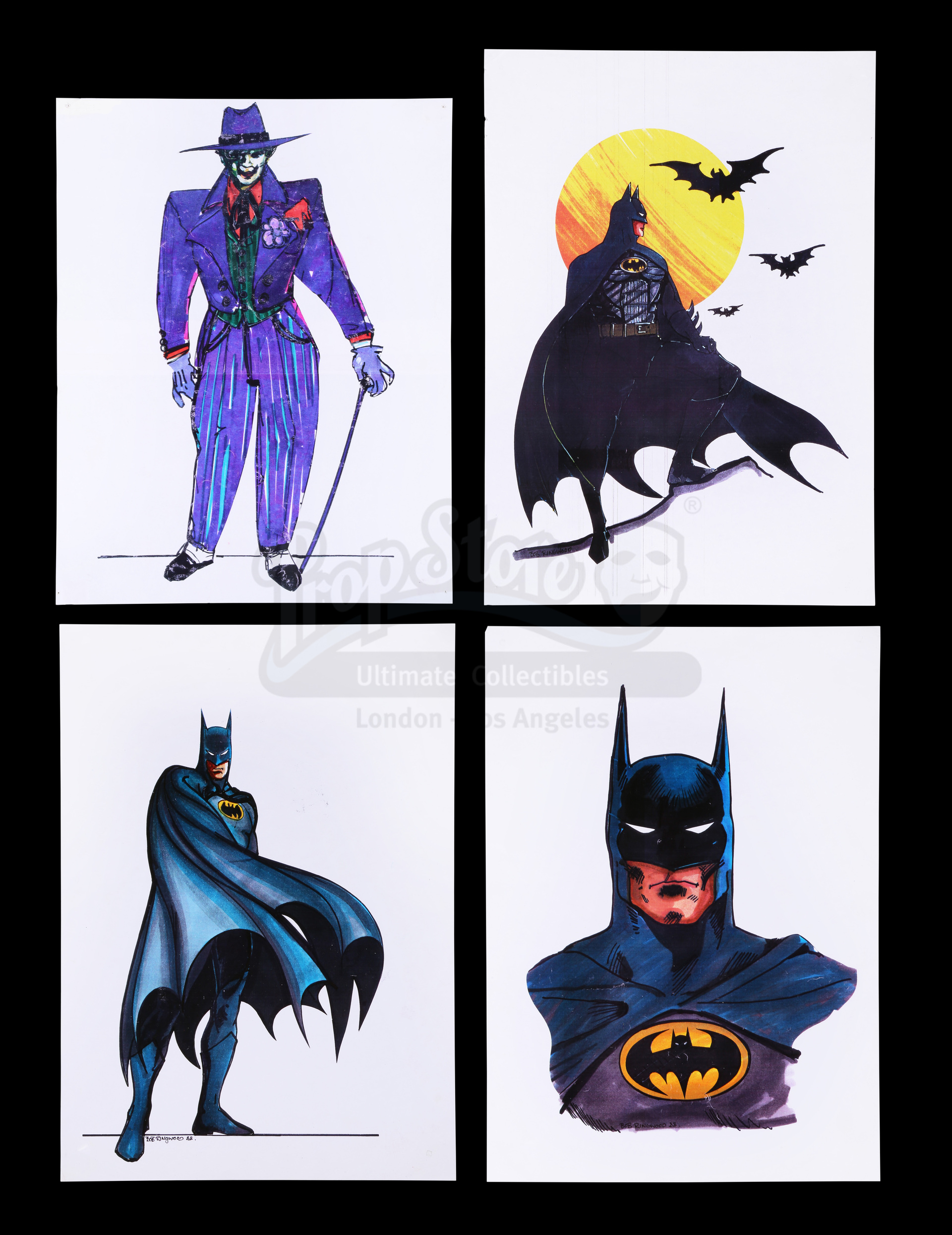 Lot # 501: BATMAN (1989) - Bob Ringwood Printed Production Costume ...