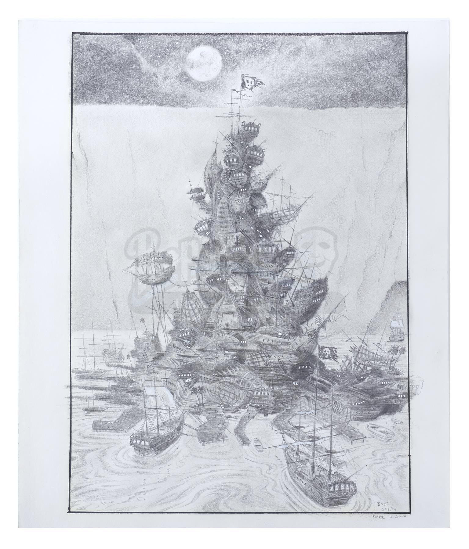 Lot # 959: PIRATES OF THE CARIBBEAN: AT WORLD'S END (2007) - Hand-Drawn ...