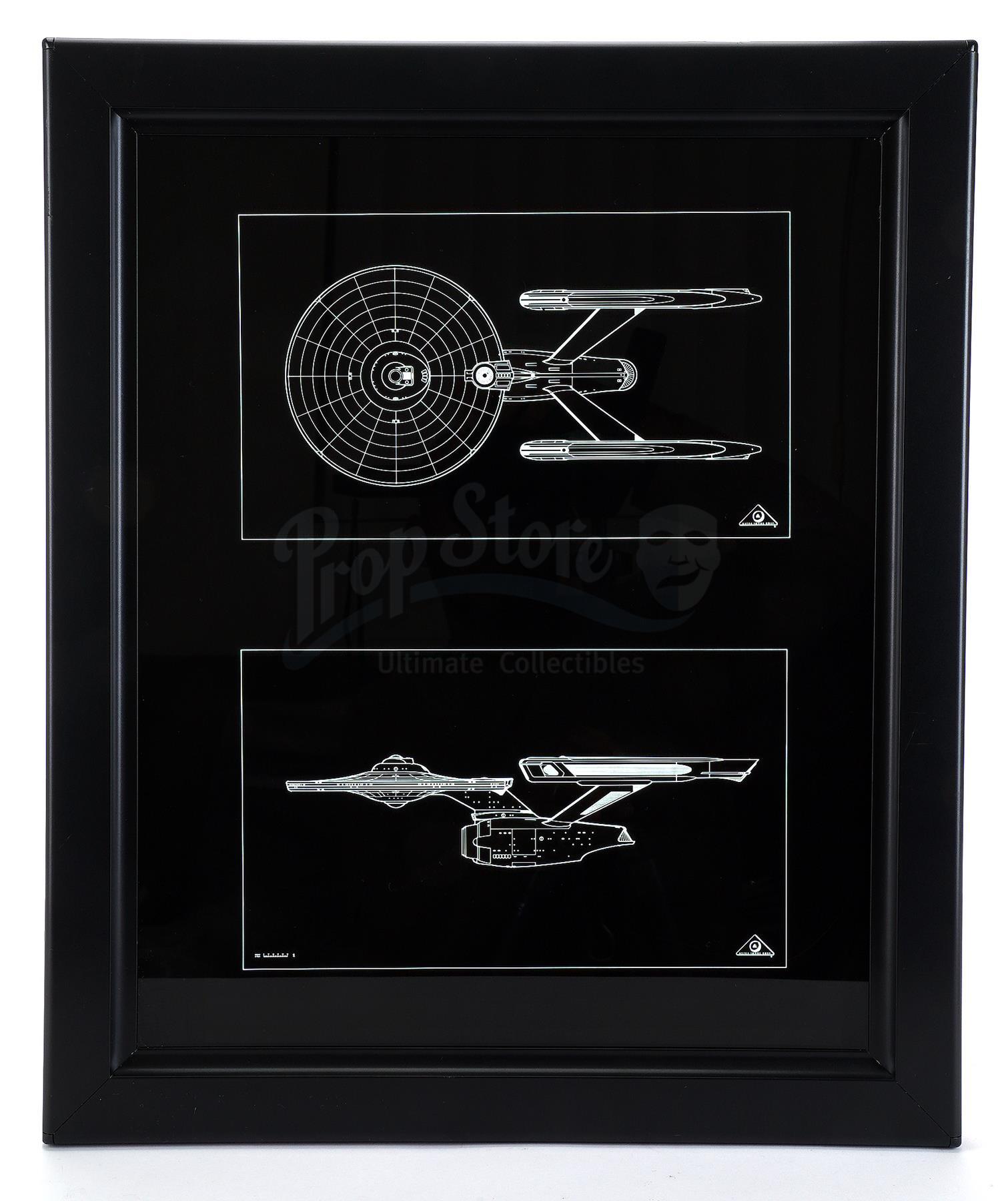 Lot # 1087: STAR TREK: THE MOTION PICTURE (1979) - Framed Enterprise ...