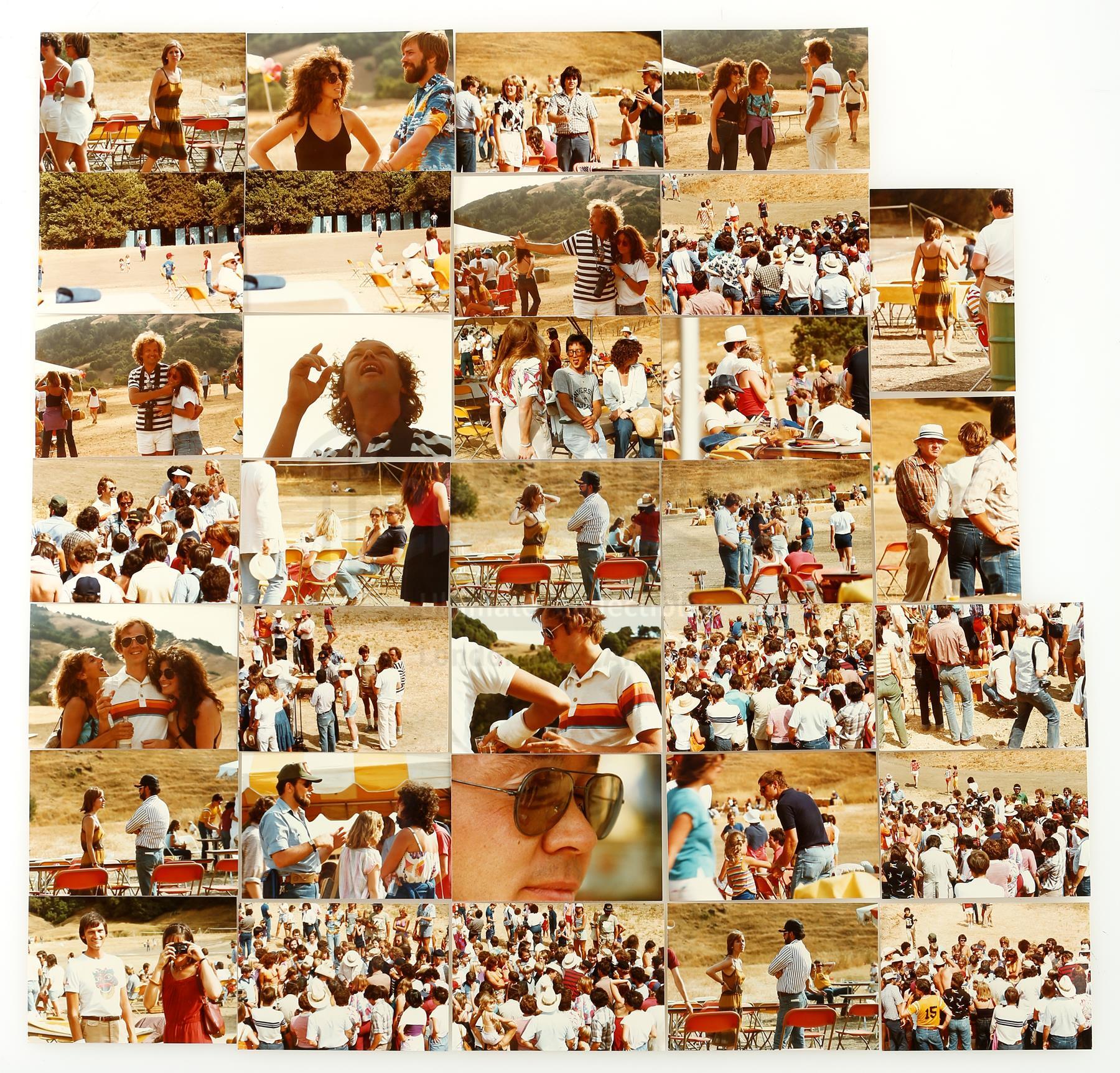 Lot # 1118: LUCASFILM - 33 Skywalker Ranch Picnic Photographs