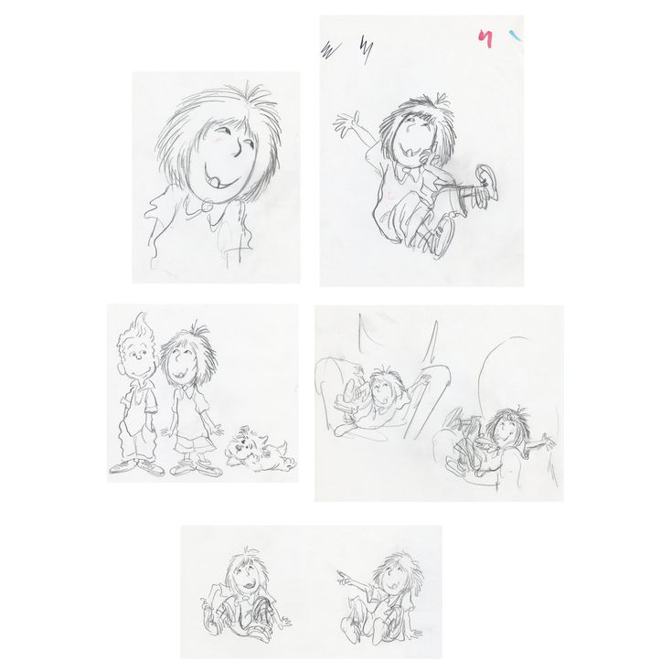 Lot # 74: Set of Five Edith Ann (as Portrayed by Lily Tomlin) Hand ...