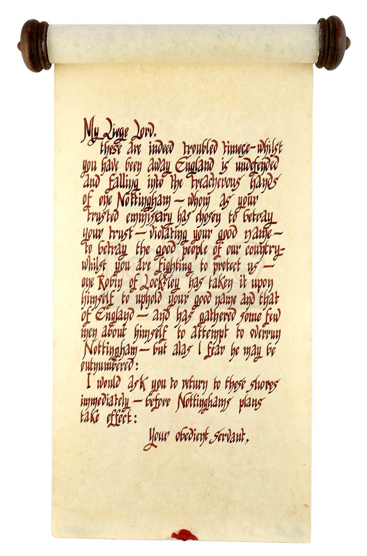 Lot # 988: ROBIN HOOD: PRINCE OF THIEVES (1991) - Sheriff of Nottingham ...