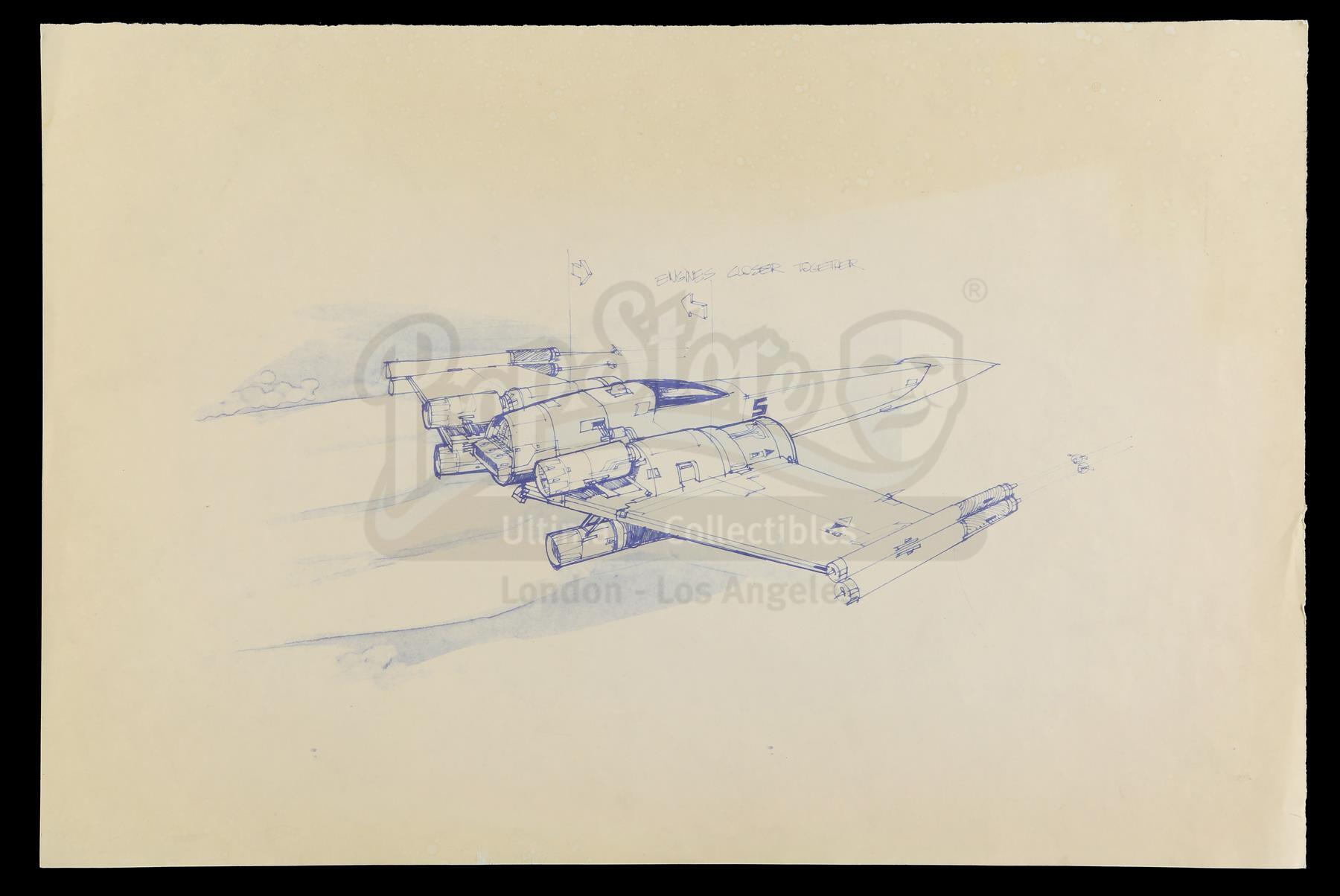 Lot # 1149: STAR WARS - EP IV - A NEW HOPE (1977) - X-Wing Starfighter ...