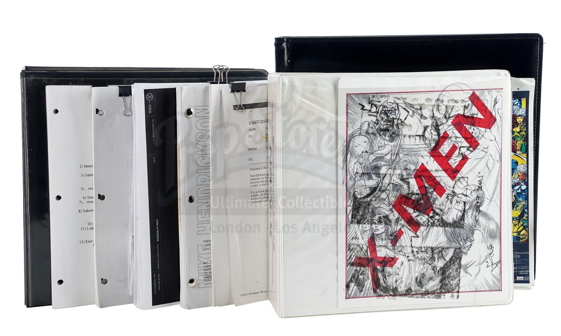 Lot # 1353: X-MEN (2000) - Set of Production Paperwork with Final Revised Script