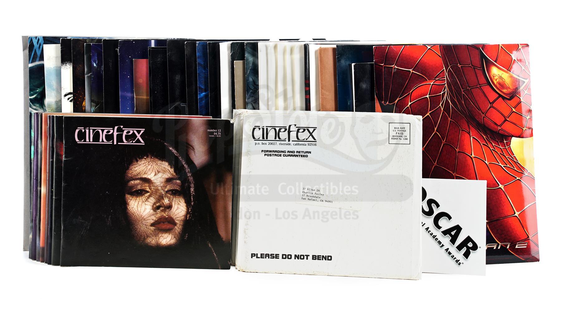 Lot # 1114: VARIOUS PRODUCTIONS - Collection of Cinefex Magazines and ...