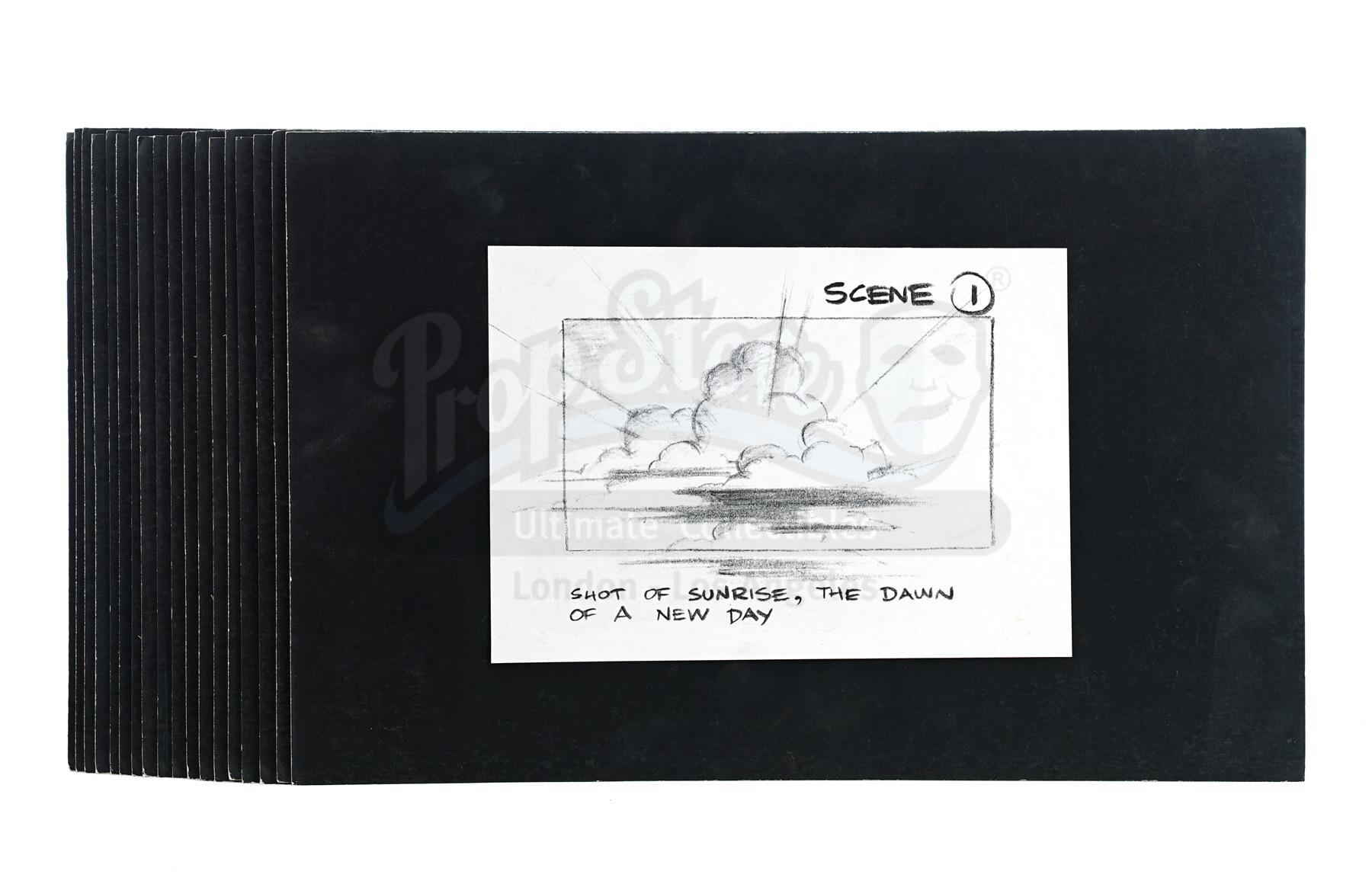 Lot # 994: THE ROCKETEER (1991) - Nazi Propaganda Cartoon Storyboards