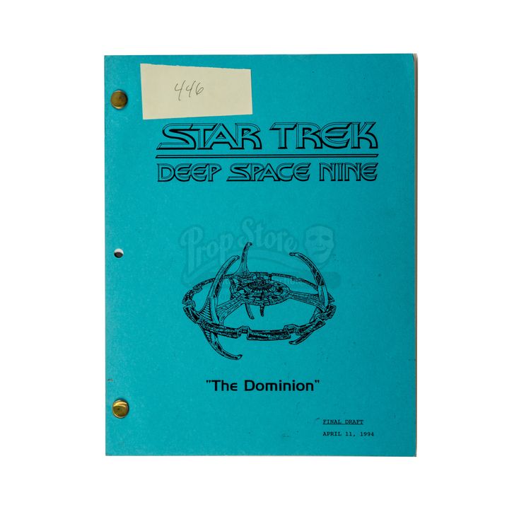 The Dominion Final Draft Script | STAR TREK: DEEP SPACE NINE (1993-1999)