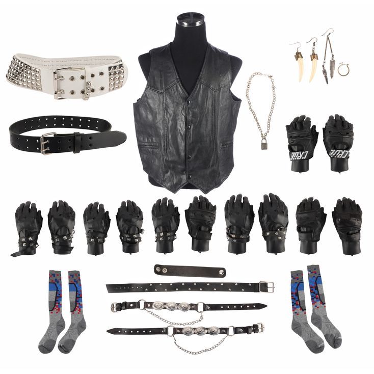 Lot 234. Collection of Vince Neils (Daniel Webber) Costume Accessories ...