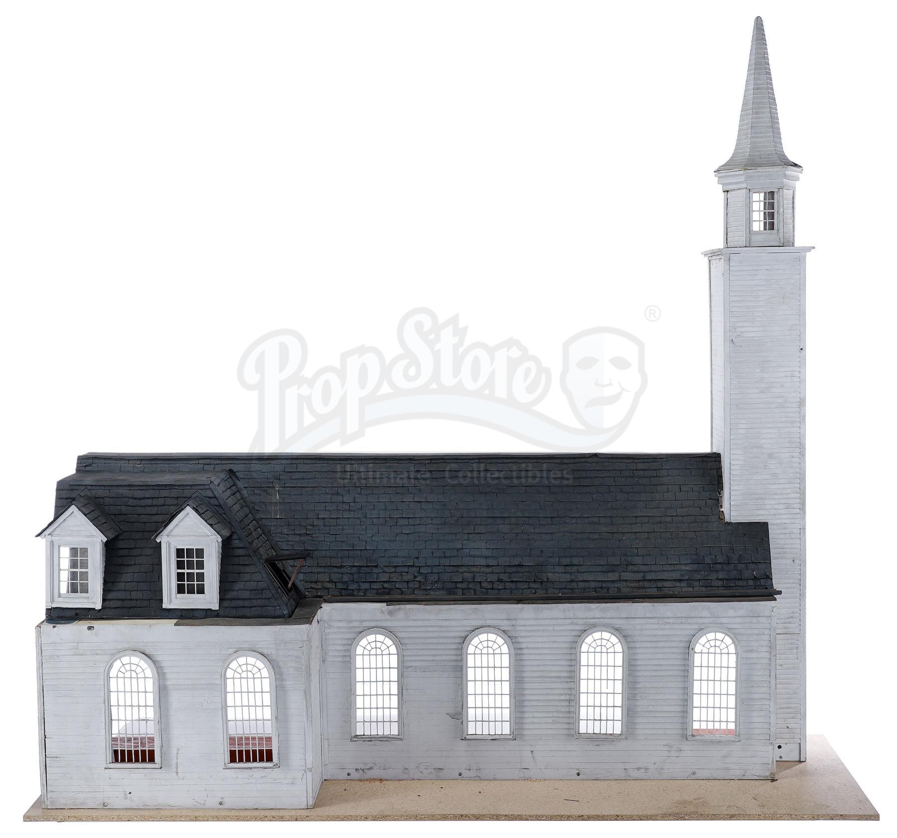 Lot # 192: MOONRISE KINGDOM (2012) - St. Jack's Church Model Miniature