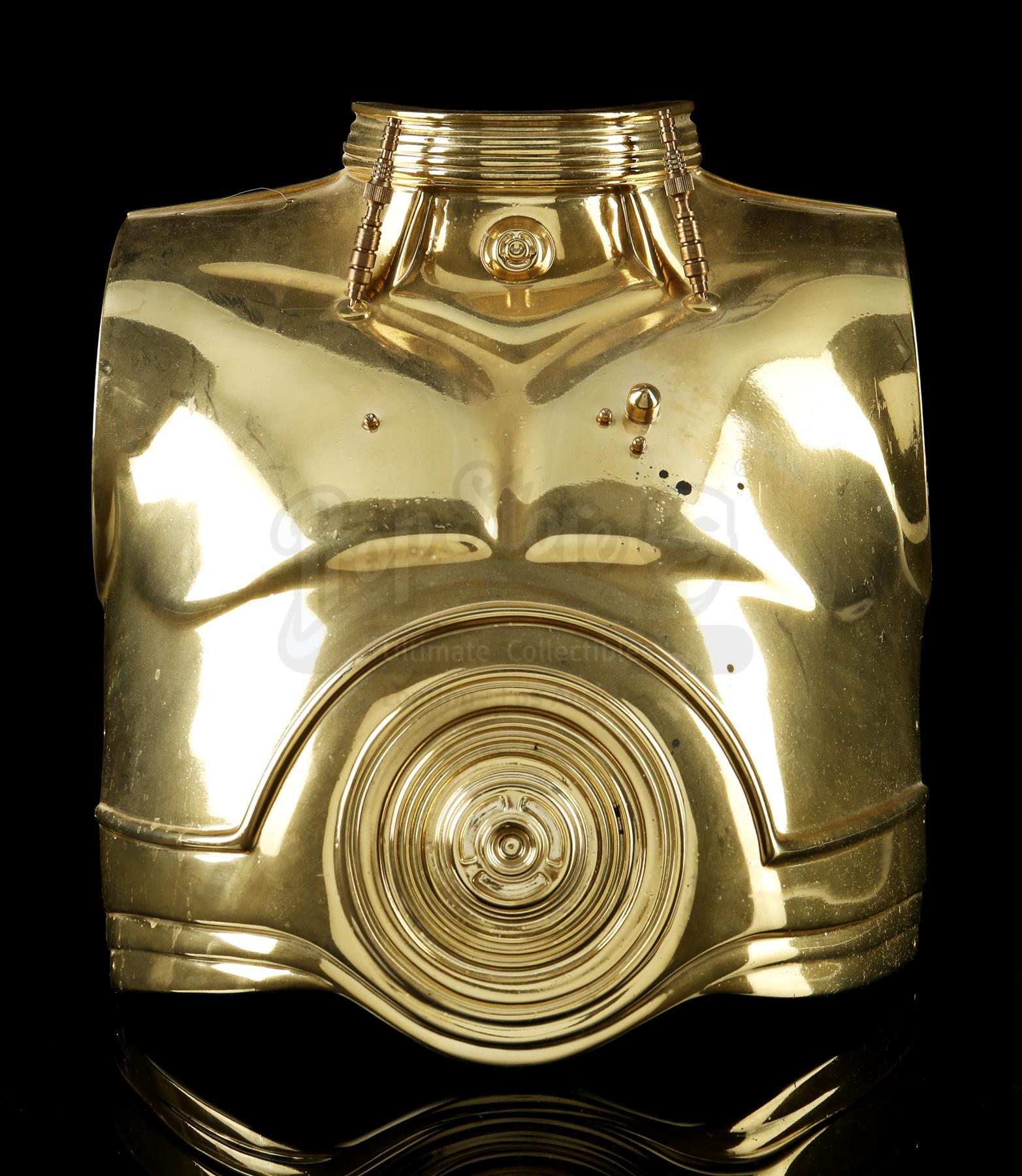 Lot # 341: STAR WARS: STAR TOURS (1987 - 2020) - C-3PO Chest Plate
