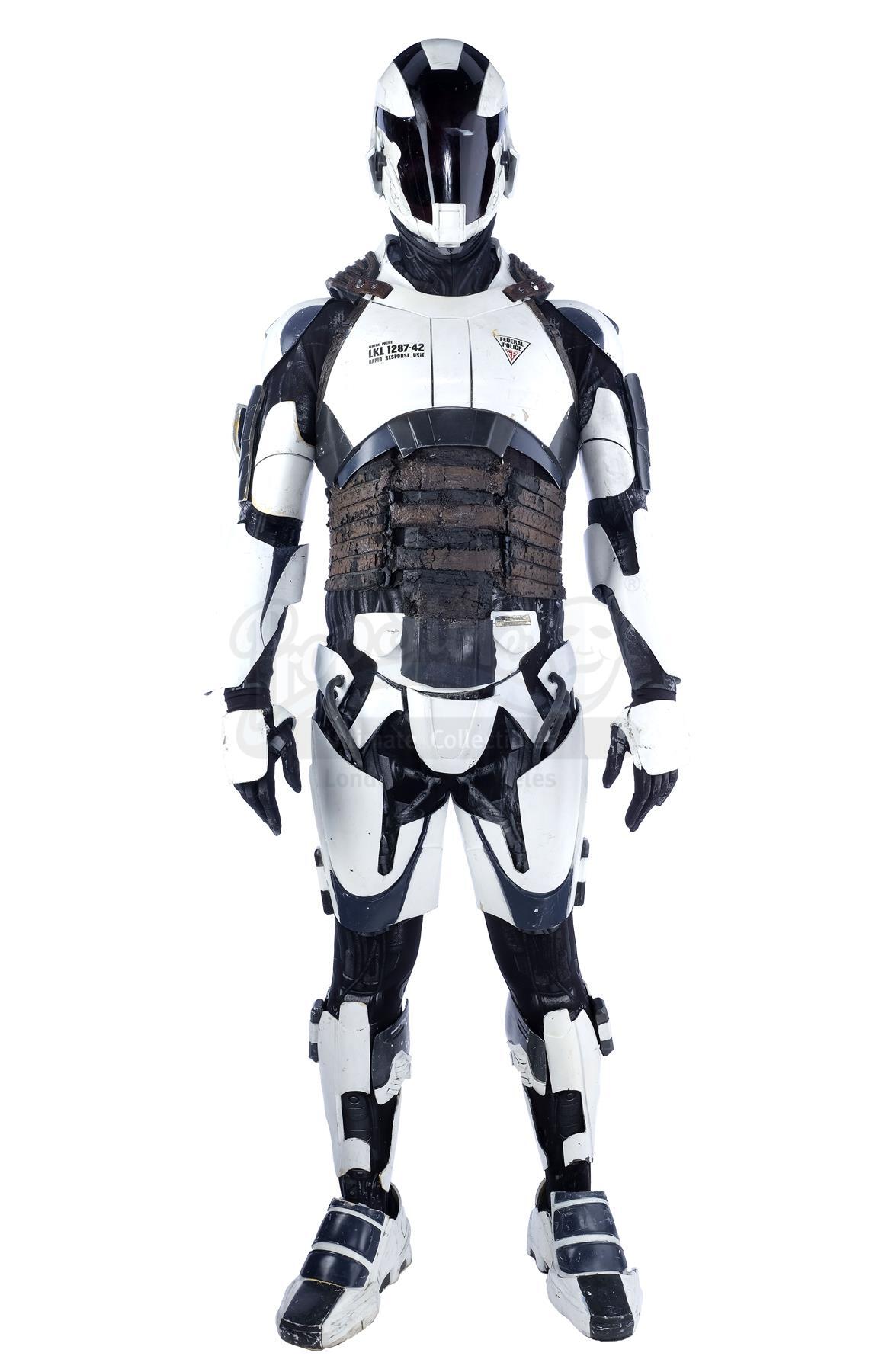 Lot # 391: TOTAL RECALL (2012) - Police Robot Costume