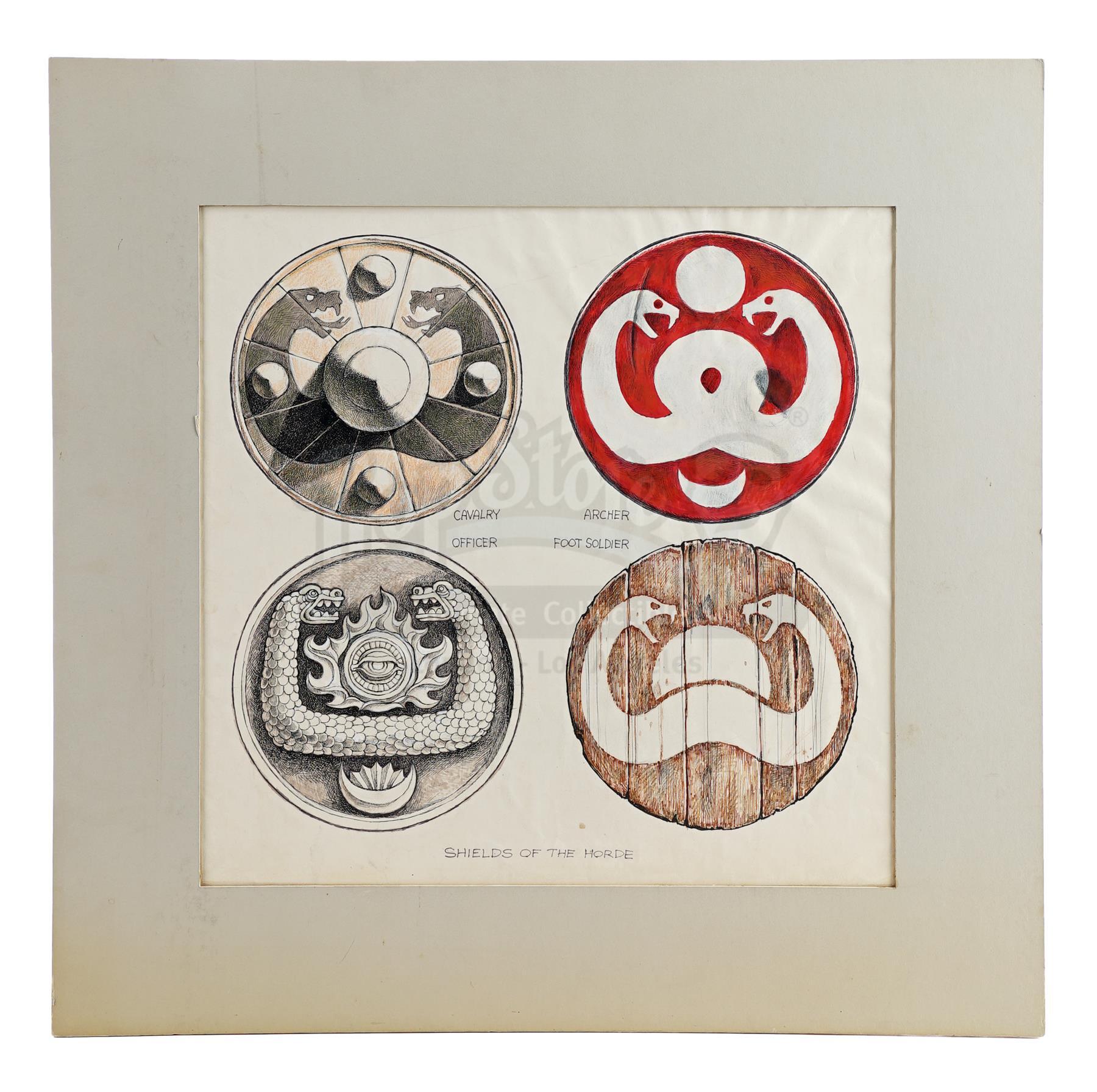 Lot # 585: CONAN THE BARBARIAN (1982) - Hand-Drawn Ron Cobb Snake Cult ...