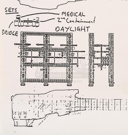 Printed Ship Scale Drawing | Prop Store - Ultimate Movie Collectables