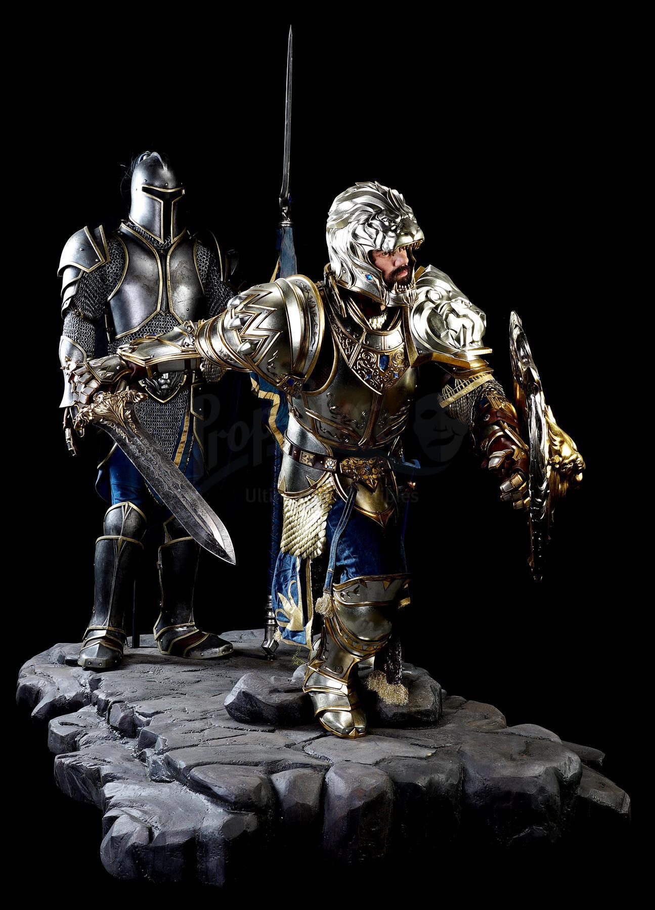 Lot # 409: WARCRAFT (2016) - Oversized King Llane Wrynn (Dominic Cooper ...