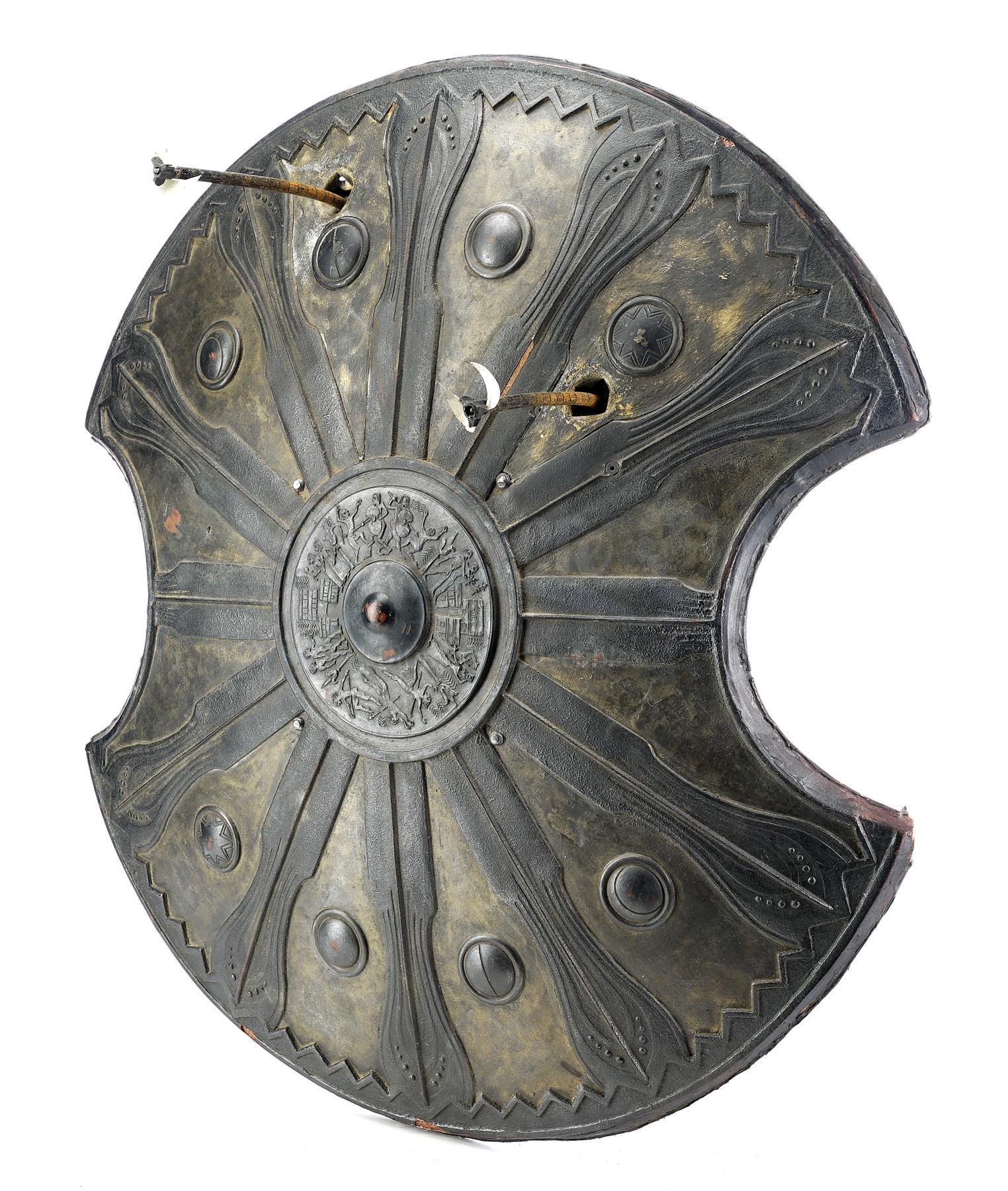 Lot # 395: TROY (2004) - Achilles' (Brad Pitt) SFX Shield