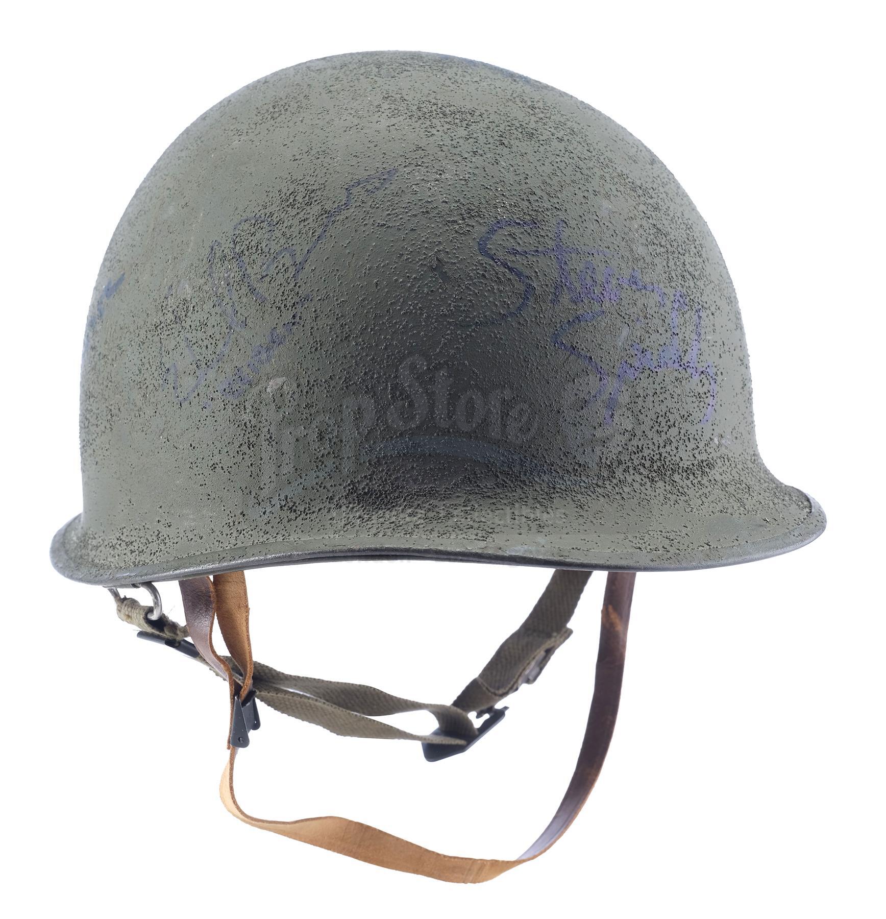 Lot # 224: SAVING PRIVATE RYAN (1998) - U.S. Soldier Helmet Signed by ...