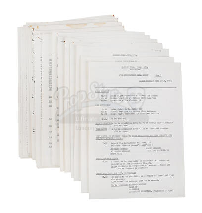 Production Paperwork | Prop Store - Ultimate Movie Collectables