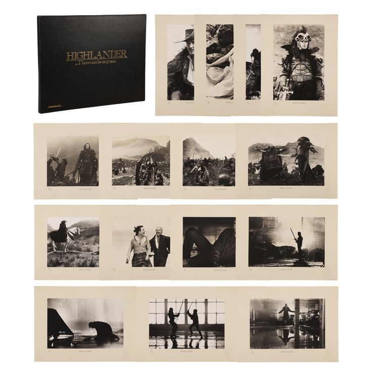 Lot #1191: HIGHLANDER (1986) - Limited Edition Boxed Photo Print Set