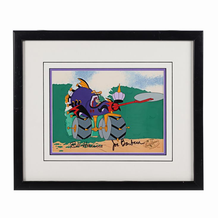Lot #380 - WACKY RACES - Framed Fender Bender 500 Original Production ...