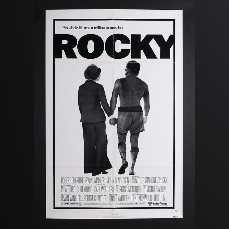 Lot 339 - Poster Live Auction - US One-Sheet, 1976 | ROCKY (1976)