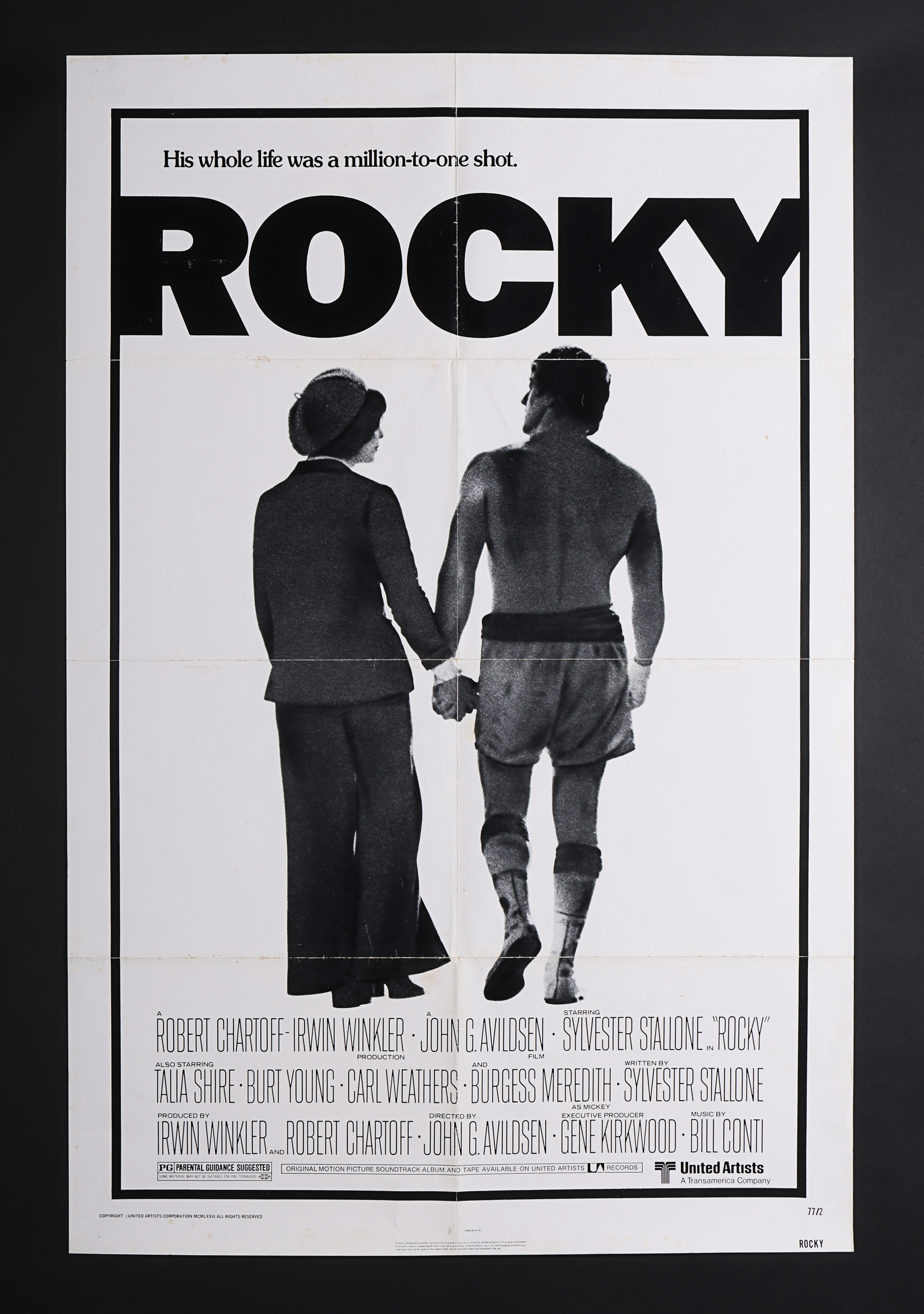 Lot #339 - ROCKY (1976) - US One-Sheet, 1976