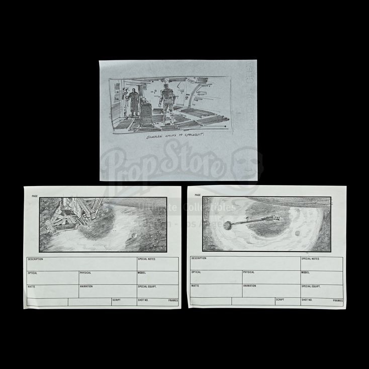 Hand-Drawn Storyboards | 2010: THE YEAR WE MAKE CONTACT (1984)