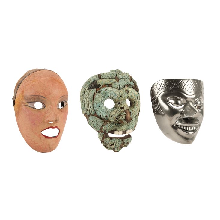 Lot #1056: EX MACHINA (2014) - Nathan Bateman's (Oscar Isaac) Display Masks