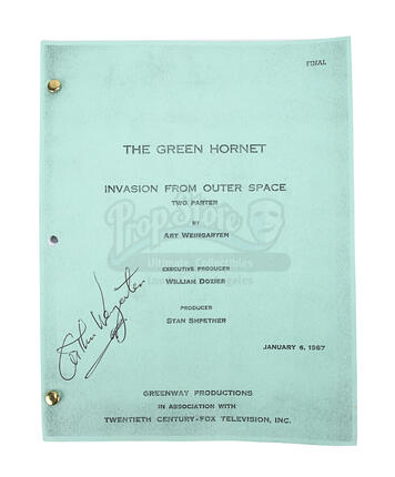 Arthur Weingarten-autographed Script | Prop Store - Ultimate Movie ...