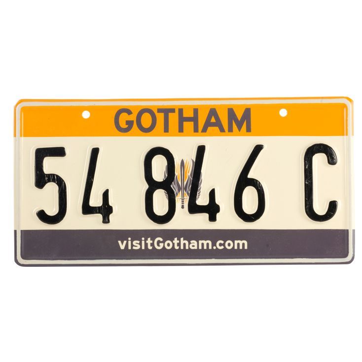 1021. Gotham City License Plate | SUICIDE SQUAD (2016)