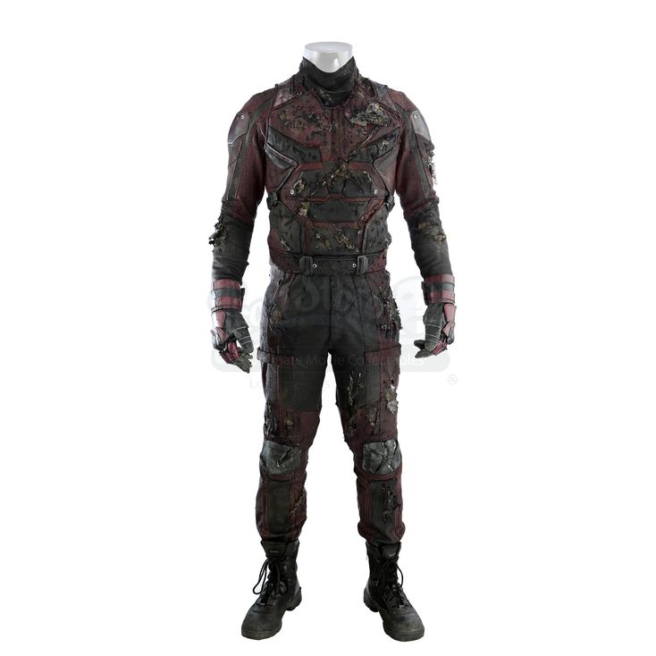 Matt Murdocks Distressed Red Second Iteration Daredevil Costume ...