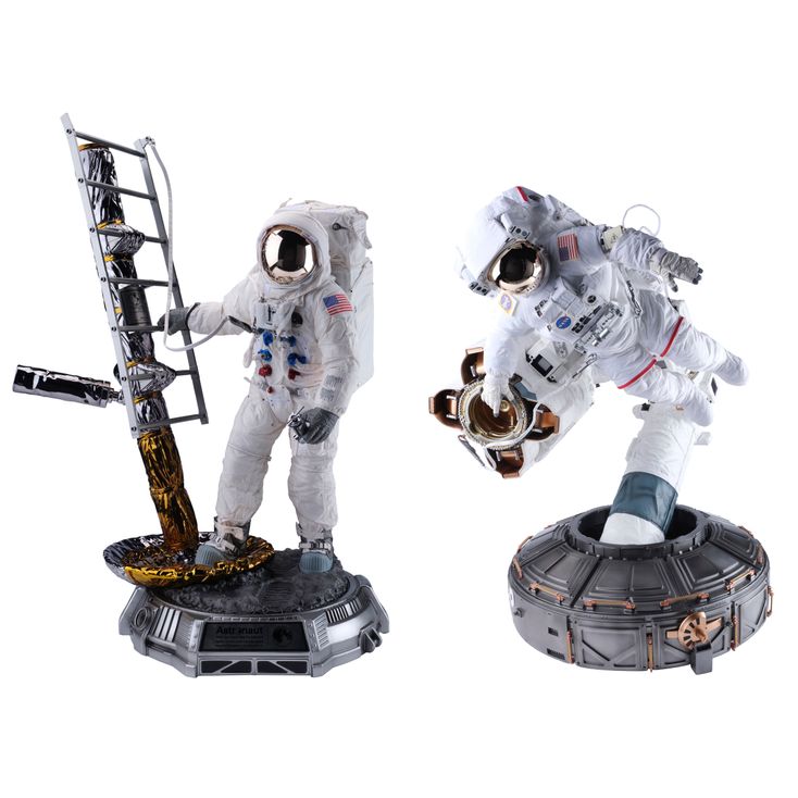 665. Pair of Blitzway 1/4 Scale NASA Astronaut Statues ### NASA