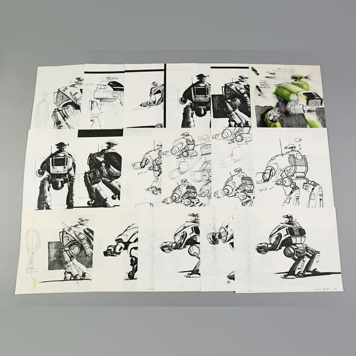 ED-209 Concept Prints By Nilo Rodis-Jamero and Craig Hayes | ROBOCOP (1987)