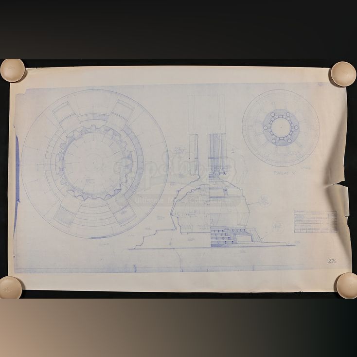 Darth Vaders Meditation Pod Blueprint | STAR WARS: THE EMPIRE STRIKES ...