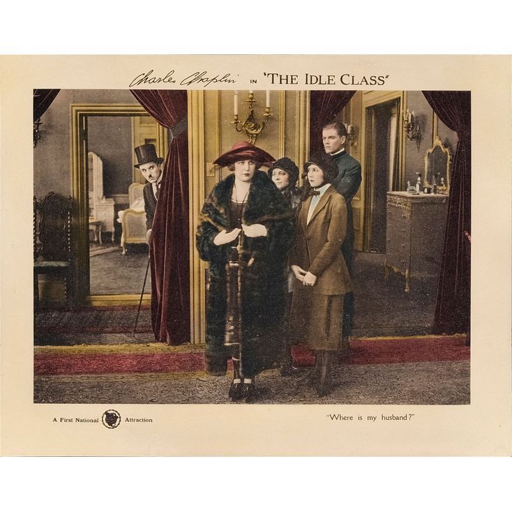 695. Lobby Card (11 x 14 ); Very Fine- ### THE IDLE CLASS (1921)