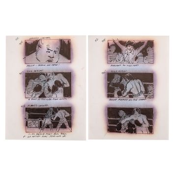 Lot # 1240 : ROCKY III (1982) - Hand-drawn Rocky Fights Clubber ...